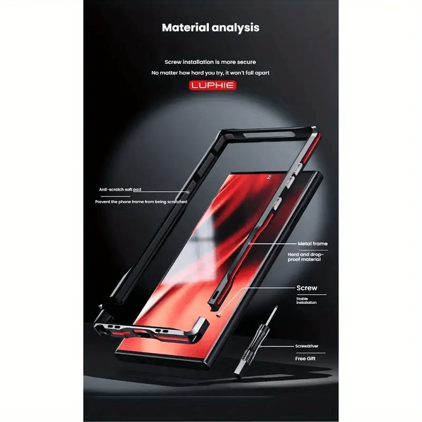 SteelCore Ultra: Military-Grade Frame Case for Galaxy S25/S24/S23/S22 Ultra